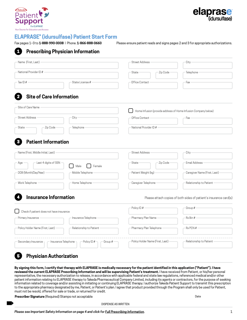 ELAPRASE®| Resources for Patients & Families