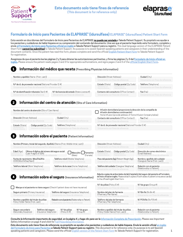 ELAPRASE® Resources | Downloadable Resources and Information for HCPs
